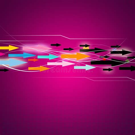 Digital Data Flow Stock Illustration Illustration Of Action 11759931