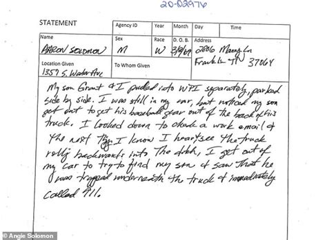 Witness To Mysterious Death Of Teenage Baseball Star Grant Solomon