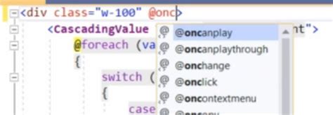 Resharper Doen T Show Intellisense For Events In Razor Blazor