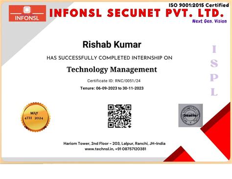Rishab Kumar On Linkedin Technsl Internship Thankful Webdevelopment