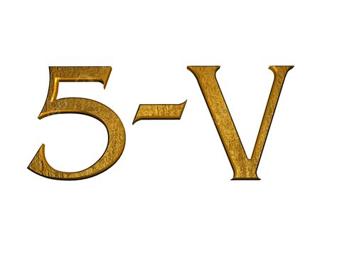 golden normal numbers and roman numerals in 3d photo background and