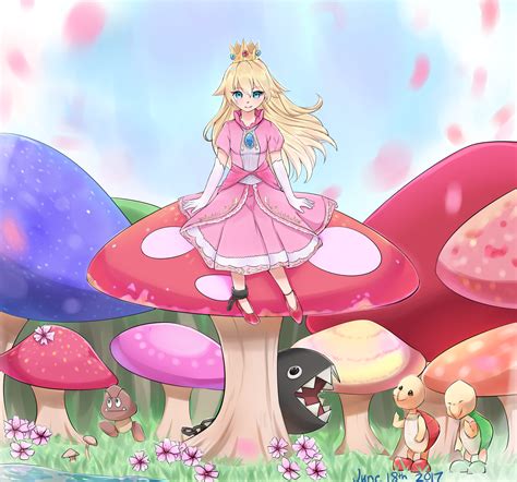 Princess Peach Mega Mushroom