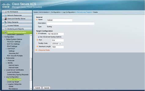 usm appliance plugin for cisco acs
