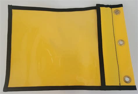 A4 Document Pouch Pvc Yellow Avindustries