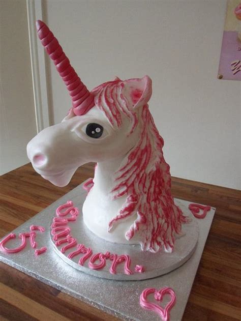 Unicorn Cake Decorated Cake By Sonia Silver Me My Cakesdecor