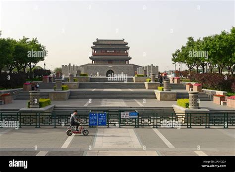 Public Park Area Surrounding Yongdingmen Gate Of The Original City Wall