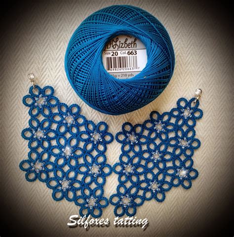 Tatting Jewelry On Pinterest Tatting Patterns Tatting Earrings And