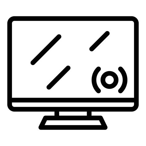 Mobile Monitor Touch Icon Outline Vector Smartphone App 15101180 Vector Art At Vecteezy