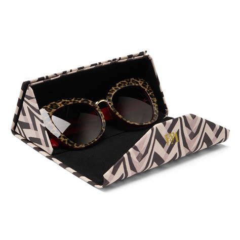 Art Deco Zigzag Fold Flat Glasses Case Fashion Accessories Vanda Shop