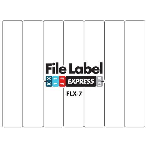 7 Up Short Top Or End Tab Smead Compatible File Folder Labels File Label Express File Label