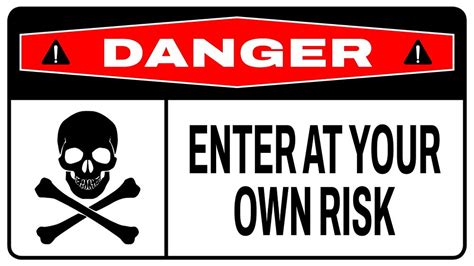 Danger Sign Template Editable Design Premium Editable Template