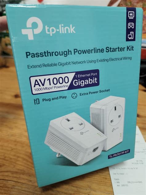 Tp Link Tl Pa P Kit Av Gigabit Passthrough Powerline Kit Tplink Computers Tech Parts