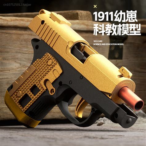 2024 Decompression Toy Mini Pistol Mechanical Structure Can Be Fired
