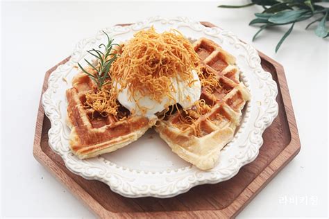 브라운치즈 크로플 만들기 크로와상 생지 와플메이커 요리 아이스크림 크로와플 네이버 블로그