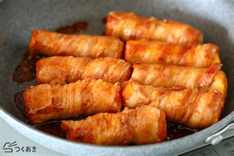 厚揚げの豚肉巻き甘辛だれのレシピ作り方 つくおき