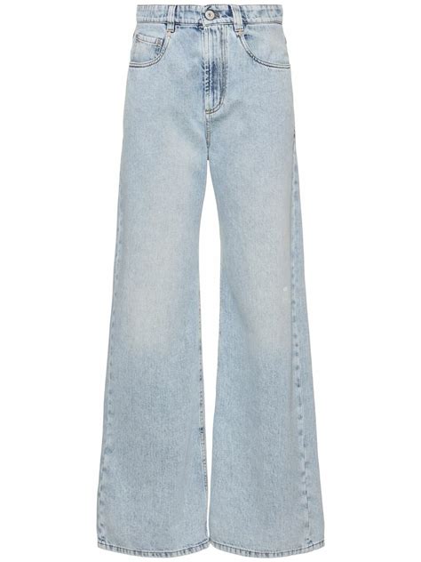 Brunello Cucinelli Denim Wide Jeans Brunello Cucinelli