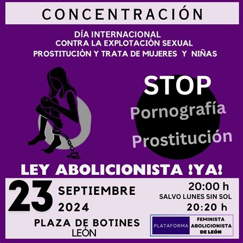 Concentración Día Internacional Contra La Explotación Sexual La
