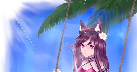 明日方舟 玫兰莎水着 Berylminiのイラスト Pixiv