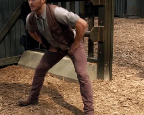 Watch Chris Pratt Get Goofy Warming Up For Stunts In Jurassic World