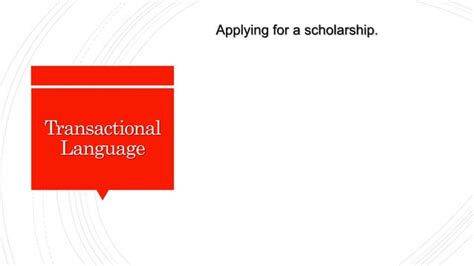 Transactional And Interactional Language Ppt