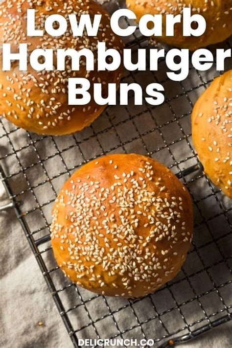 Easy Low Carb Hamburger Buns Only 5 Keto Favorite Ingredients