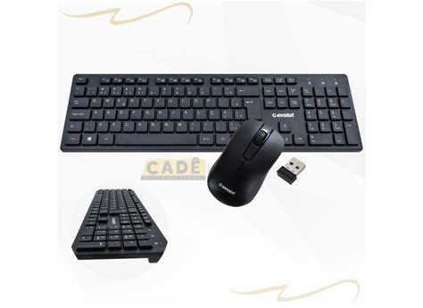 Kit Teclado e Mouse Sem Fio Usb Ótimo Custo Beneficio em Promoção é no Buscapé