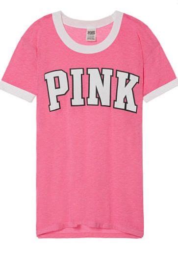 Pink Ringer Crew Tee
