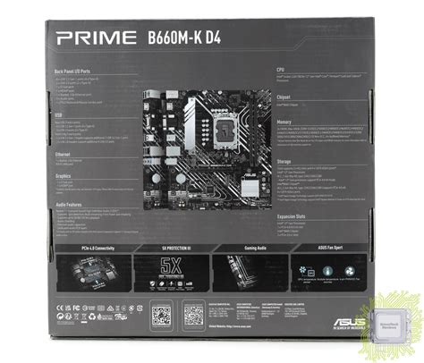Обзор материнской платы ASUS Prime B660M-K D4 GreenTech_Reviews