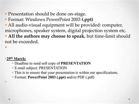 Technical Paper Presentation Ppt