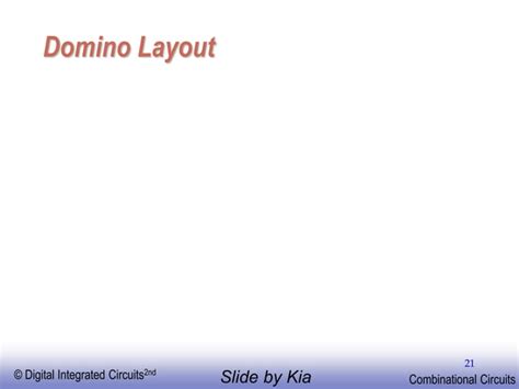 Domino Logic Circuit Vlsi Ppt Physics Science