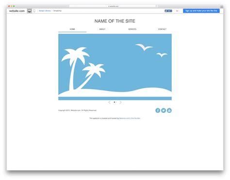 10 best free blank website templates for neat sites 2020 colorlib