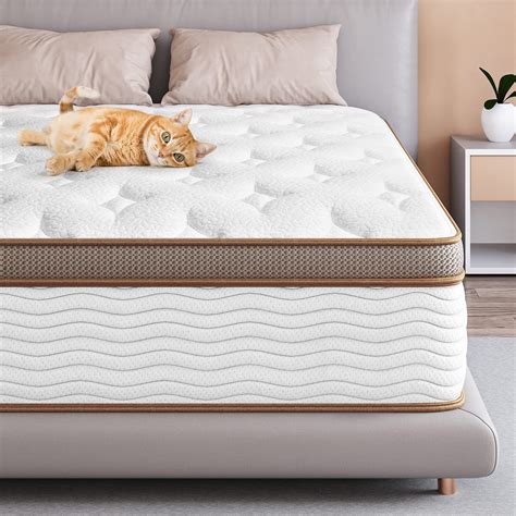 Medium Firm Individually Wrapped Coils 12 Inch Hybrid Mattress For Pressure Relief And Motion