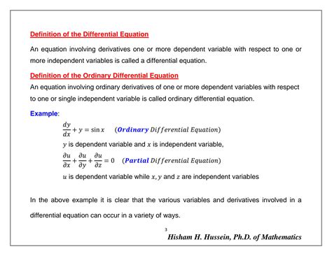 SOLUTION Lecture Introduction To Ordinary Differential Equations V Copy Studypool