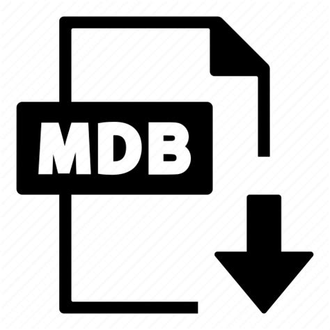 Document File File Format Format Interface Mdb Icon