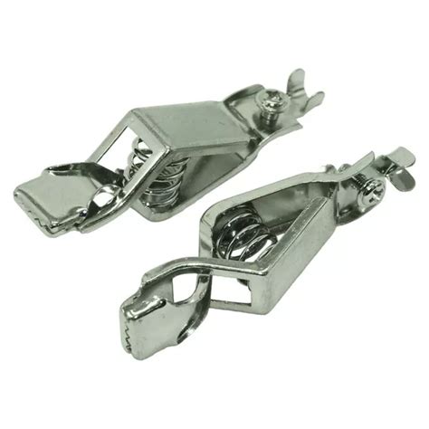 VERNICKELTE 20A ALLIGATORCLIPS für effektive elektrische Tests 2er Pack