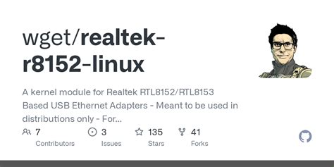 Github Wget Realtek R Linux A Kernel Module For Realtek Rtl Rtl Based Usb