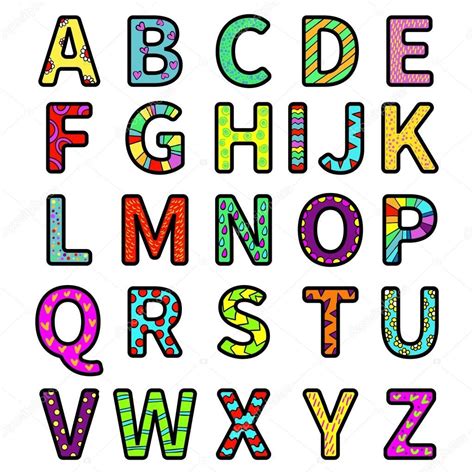 Dessins En Couleurs à Imprimer Alphabet Numéro 15606670 Alphabet