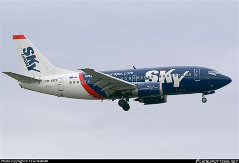 OM SEG SkyEurope Airlines Boeing 737 5Y0 Photo By Pavel BENCIK ID