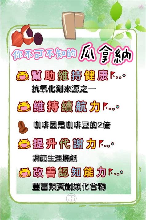 除了咖啡能提神 你不可不知的「瓜拿納」😏 說到提神飲料 通常會第一個想到的是咖啡 但瓜拿納這種植物 也是能量飲料中的常見成分唷！ 瓜拿納 是一