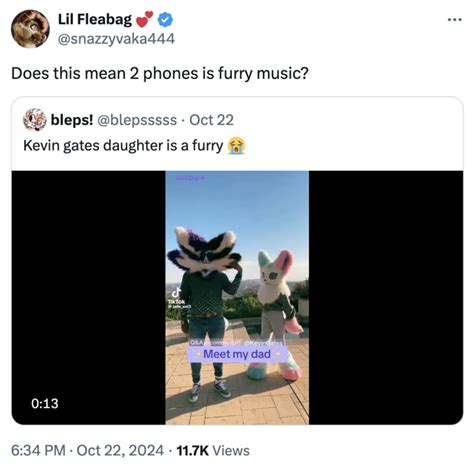 Does This Mean 2 Phones Is Furry Music Kevin Gates Furry Reveal With