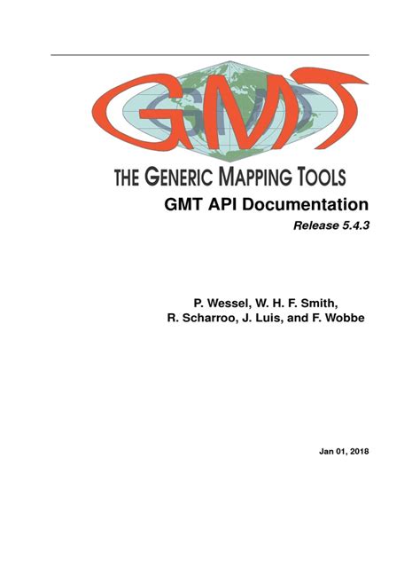 Gmt Tutorial Pdf Library Computing C Programming Language