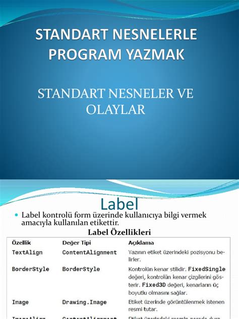 görsel programlama 5 pdf