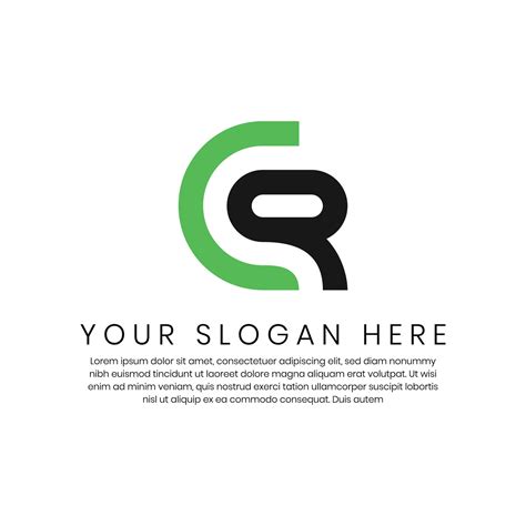 Cr Logo Design Vector Artwork 24730308 Vector Art At Vecteezy