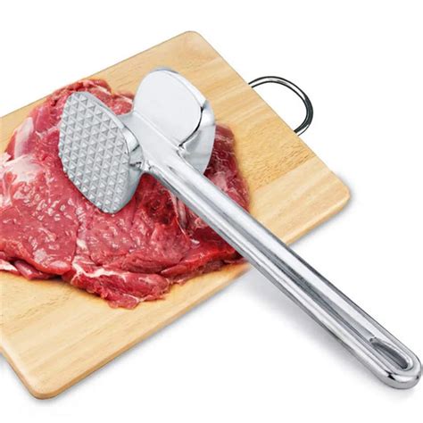 1pcs Meat Tenderizer Hammer Aluminum Alloy Steak Beef Pork Hammer Two