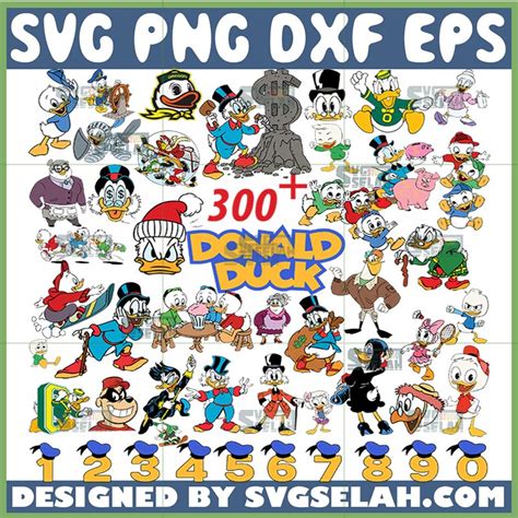 Donald Duck Bundle Svg