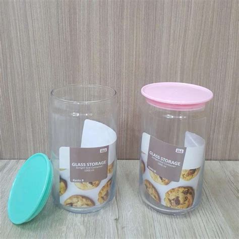 Jual Toples Kaca Tutup Warna Toples Kyoto A 760 Ml Kyoto B 1000 Ml