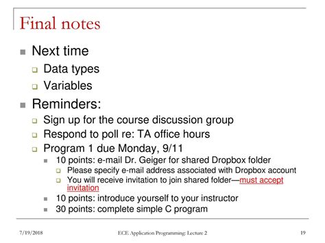 eece 2160 ece application programming ppt download