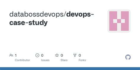 GitHub Databossdevops Devops Case Study