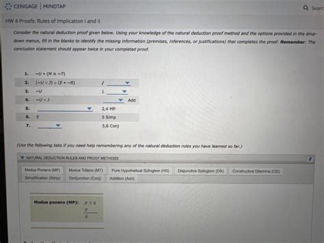 Solved Consider The Natural Deduction Proof Given Below Chegg
