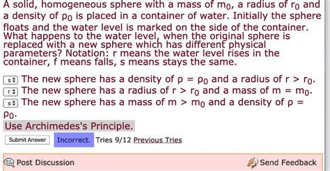 A Solid Homogeneous Sphere With Mass Of Mo Radius Of Ro And Density Of